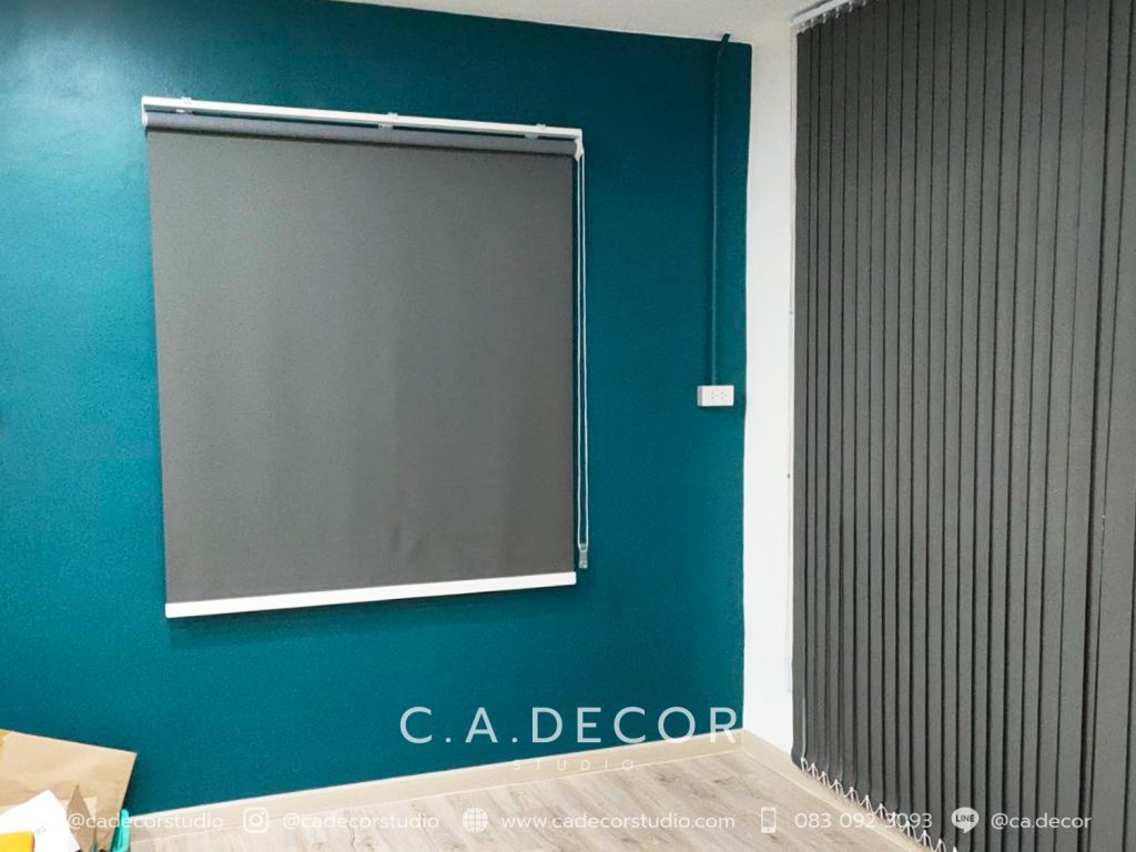ม่านม้วนกรองแสง : DIM OUT ROLLER BLINDS | Cadecorstudio