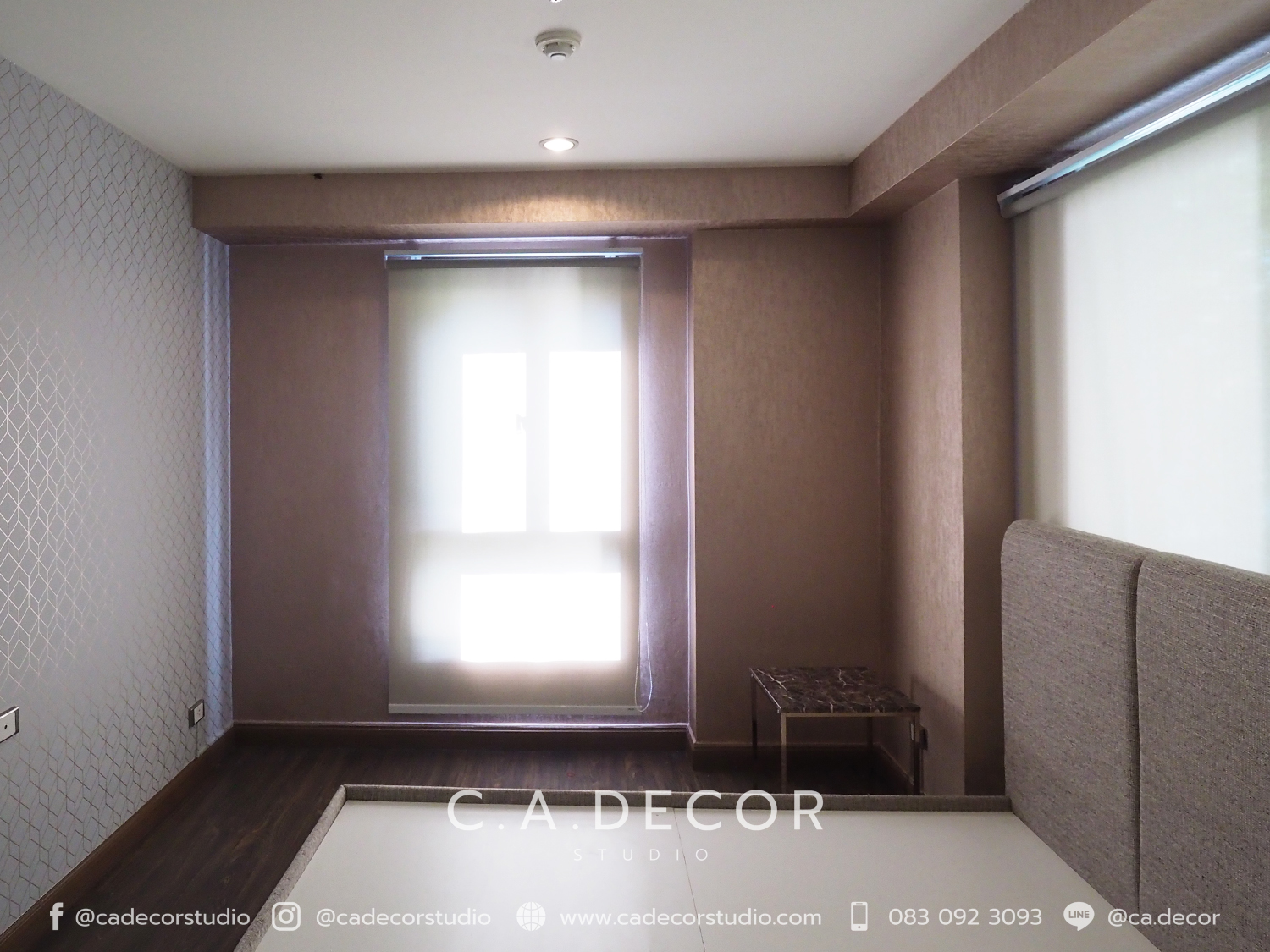 ม่านม้วนกรองแสง : DIM OUT ROLLER BLINDS | Cadecorstudio